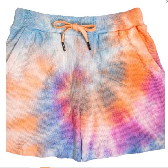 Simply Southern | Shorts | Simply Southern Swirl Tie Dye Waffle Shorts ...